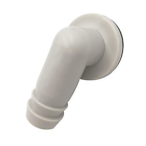 Air Jade 3/5 Inch(15mm) Air Conditioner Drain Hose Connector Elbow Fitting with Rubber Ring, Universal Fit Mini-Split AC Unit and Window Air Conditioning Unit