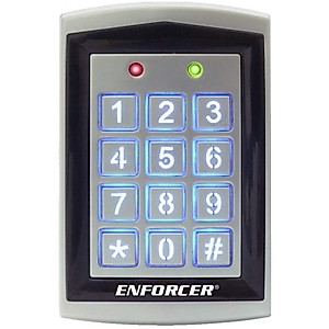 SK-1323-SPQ Seco-Larm Sealed Housing Weatherproof Digital Access Keypad w/Built-in Proximity Reader