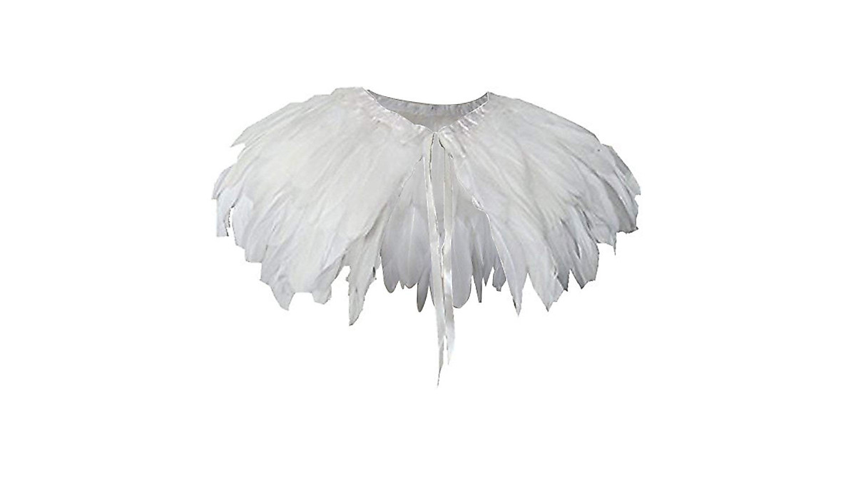 Dramatic L'VOW Feather Cape Stole for Unique Costumes