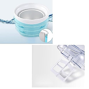 Ice Cream Maker Ice Cream Machine Home Made Fruit Yogurt Ice Cream Machine Fully Automatic Small Ice Cream Machine DIY Ice Cream Machine (Color : Brass)