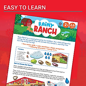 Ravensburger Rainy Ranch - Engaging Cooperative Game for Toddlers | Skill Development | Flexibility for Growing Minds | Stimulates Imagination