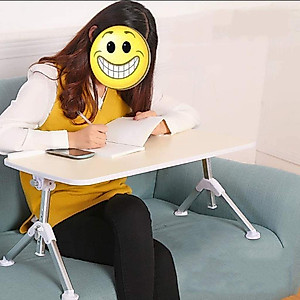 VejiA N/A Laptop Computer Desk, Student Writing Desk Board, Study Desk, Adjustable and Adjustable Folding Computer Desk