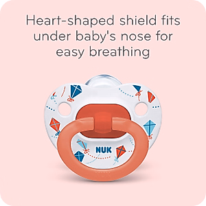 NUK Orthodontic Pacifiers, Girl, 18-36 Months, 2-Pack