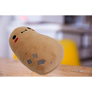 LuLezon Kawaii Potato Plush Soft Toy Comfort Food Stuffed Pillow Plushie (Medium)