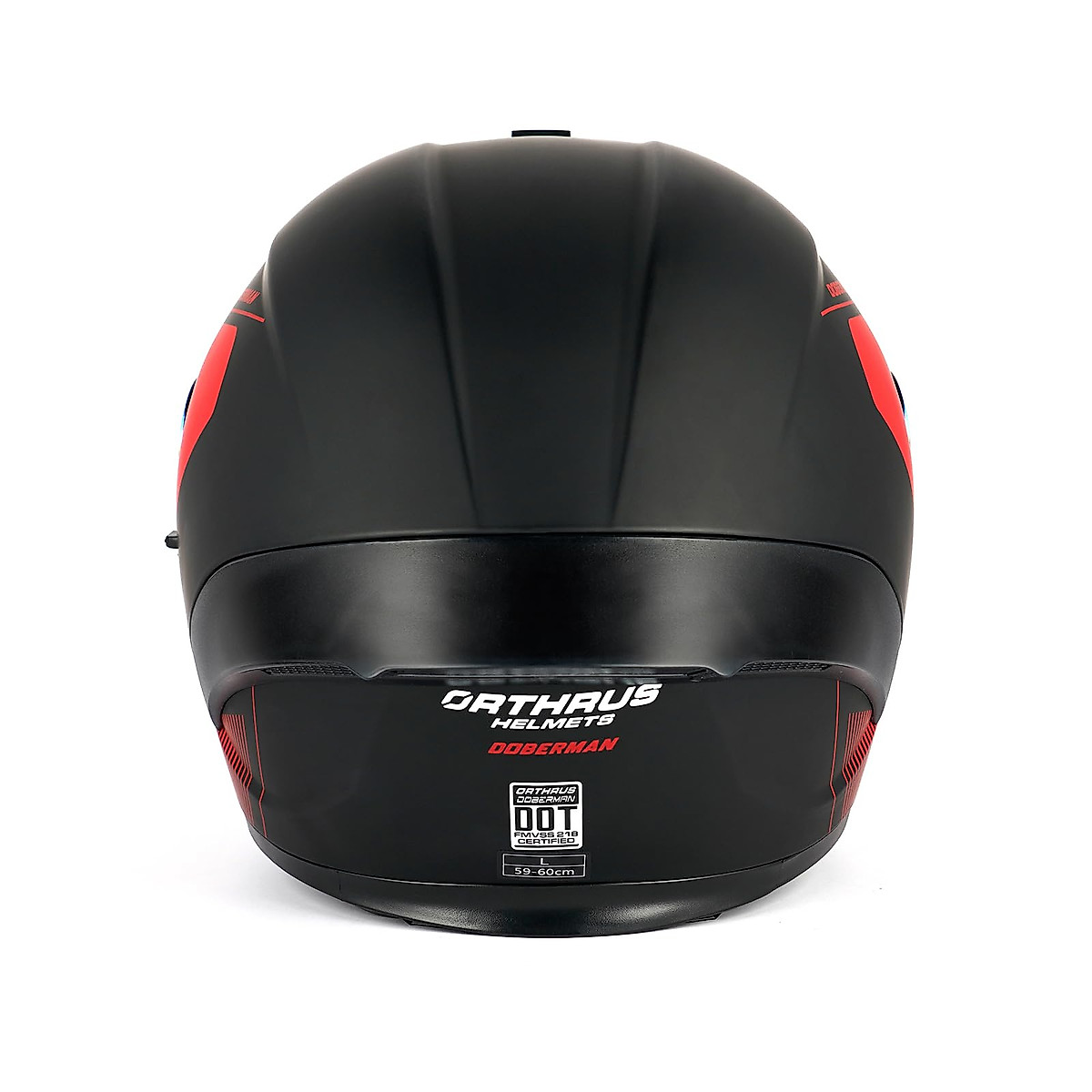 Orthrus Modular LED Full Face Motorcycle Helmet - DOT Approved, Flip-Up Dual Visor Design for Motorbikes, Street Bikes, Mopeds, Racing, Commuting - Unisex Adult