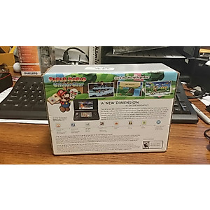 Nintendo 3DS COSMO BLACK With PAPER MARIO STICKERSTAR BUNDLE