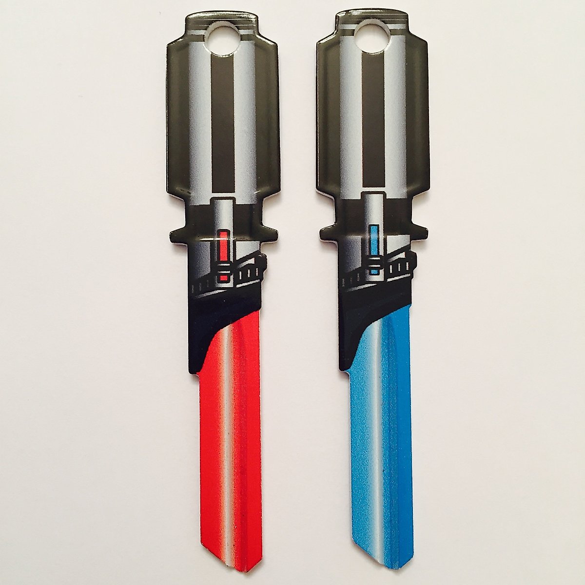 Set of 4 Saber Shaped Space Keys™ - Weiser WR5 WR3