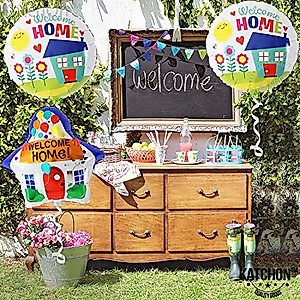 Welcome Home Balloons with House Shaped Balloons - Welcome Home Decorations | Welcome Home Party Decorations | House Warming Balloons | Welcome Home Balloons Decorations | Back To School Decorations