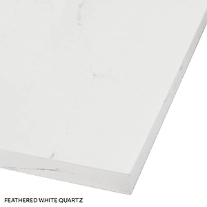 Signature Hardware 953673-30-RUMB-1 DITA 30" Wall Mounted Single Basin Vanity Set with Wood Cabinet, Granite Vanity Top, and Undermount Sink