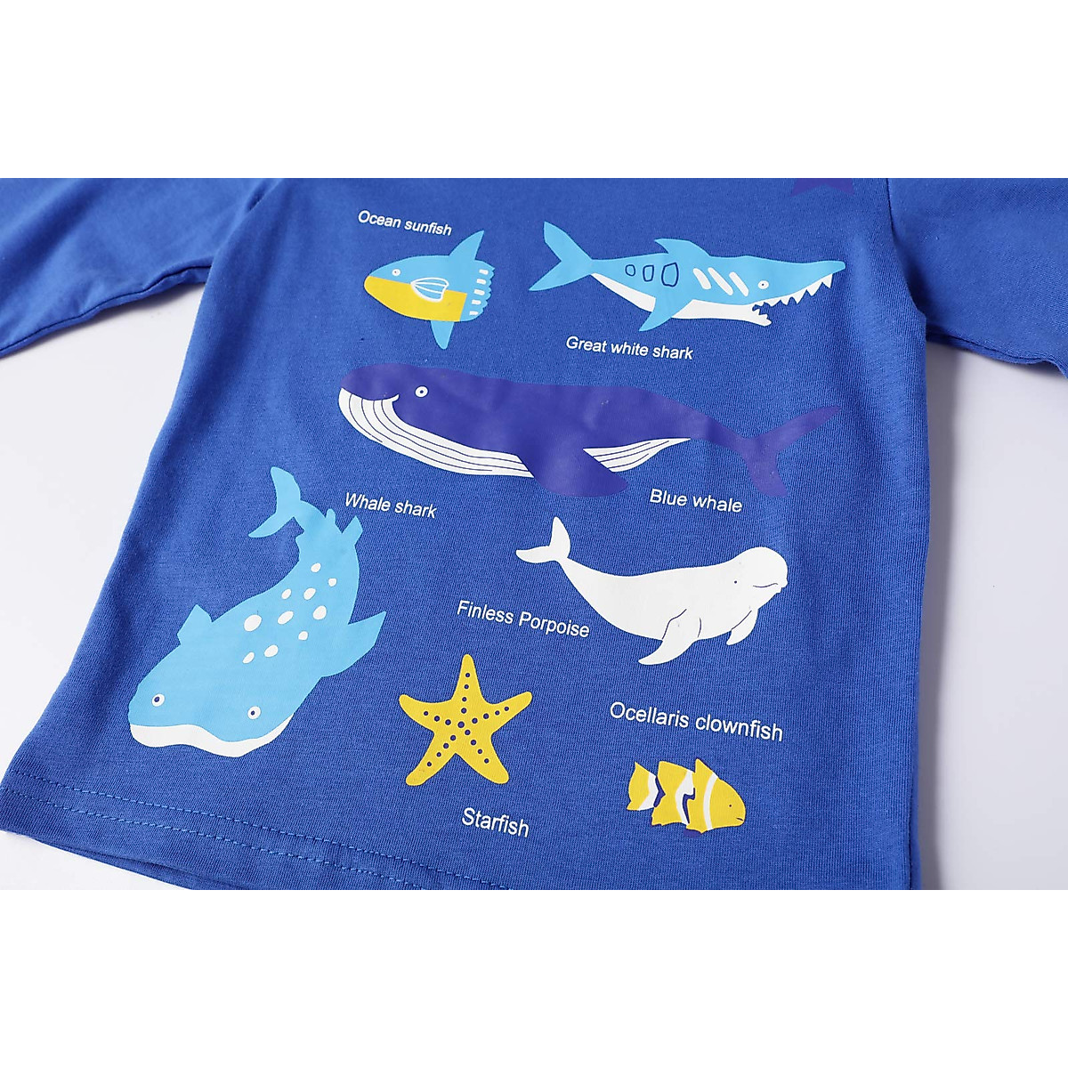 Boy Tee Raglan Long Sleeve Crewneck T Shirt Blue Red Yellow Cartton Car Winter Shirt 3 Pack Set Size 7