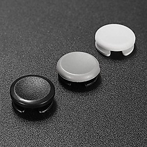 Replacement 3D Analog Joystick Thumb Button Stick Cap Cover Grips for 3DS LL / 3DS XL（White）