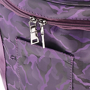 Carrying Case Padded Travelling Bag Oxford Cloth Purple for Bowl Parts, 8inch