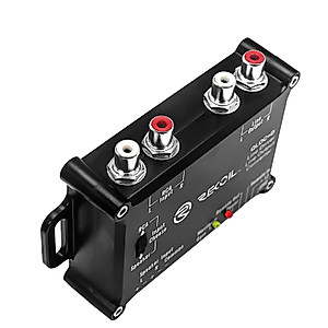 Recoil LOCD Active 2-Channel Line Output Converter Line Driver 2-in-1, 10V Line Output Signal with Auto Sense Remote Turn-on