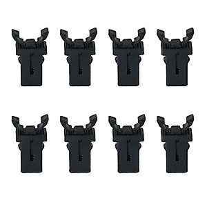 DGBRSM 8PCS Trash Can Press Switch Waste Bin Door Push-Type Lock Push Button Sunglasses Holder Catch Latch Storage Box Lid Switch Overhead Console Roof Clip for Garbage Cupboard Automatic Car