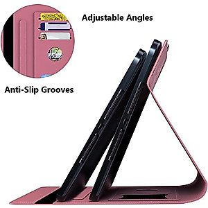 Case for iPad Mini 5 (5th Generation 7.9" 2019), Cover for iPad Mini 4,4th Generation 7.9" 2015, PU Leather Cover with Auto Sleep Wake for iPad Mini 1/Mini 2/Mini 3, Pink