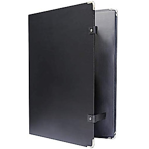 VViViD Black Portable Classic-Style Flat Cachet Portfolio (16" x 21.5")