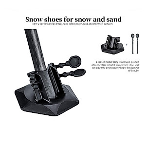 Leofoto TFW-2 Set of 3 Universal Snow Shoes/Sand 144mm Feet for Tripod