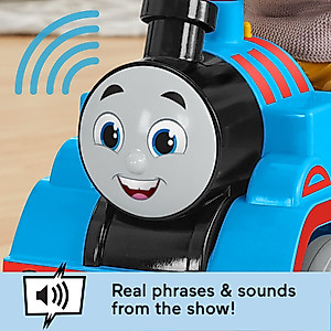 Power Wheels Thomas & Friends Ride-On Train, Thomas with Track, Battery-Powered Toddler Toy for Indoor Play Ages 1+ Years​