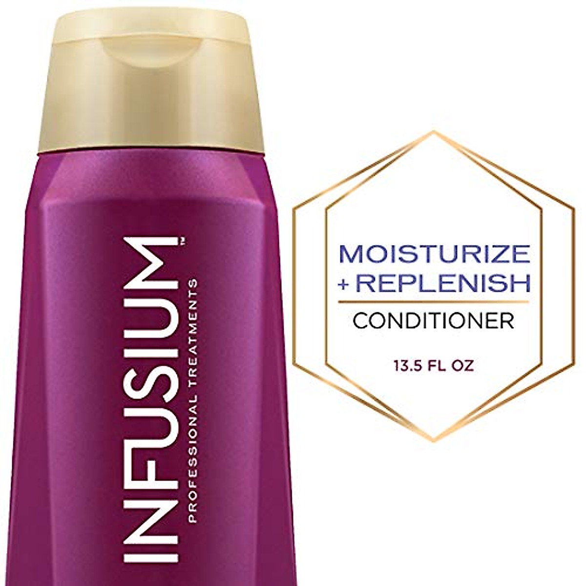 Infusium Repair & Replenish Nourishing Conditioner, with Keratin & Argan Oil, for All Hair Types, 13.5 fl oz