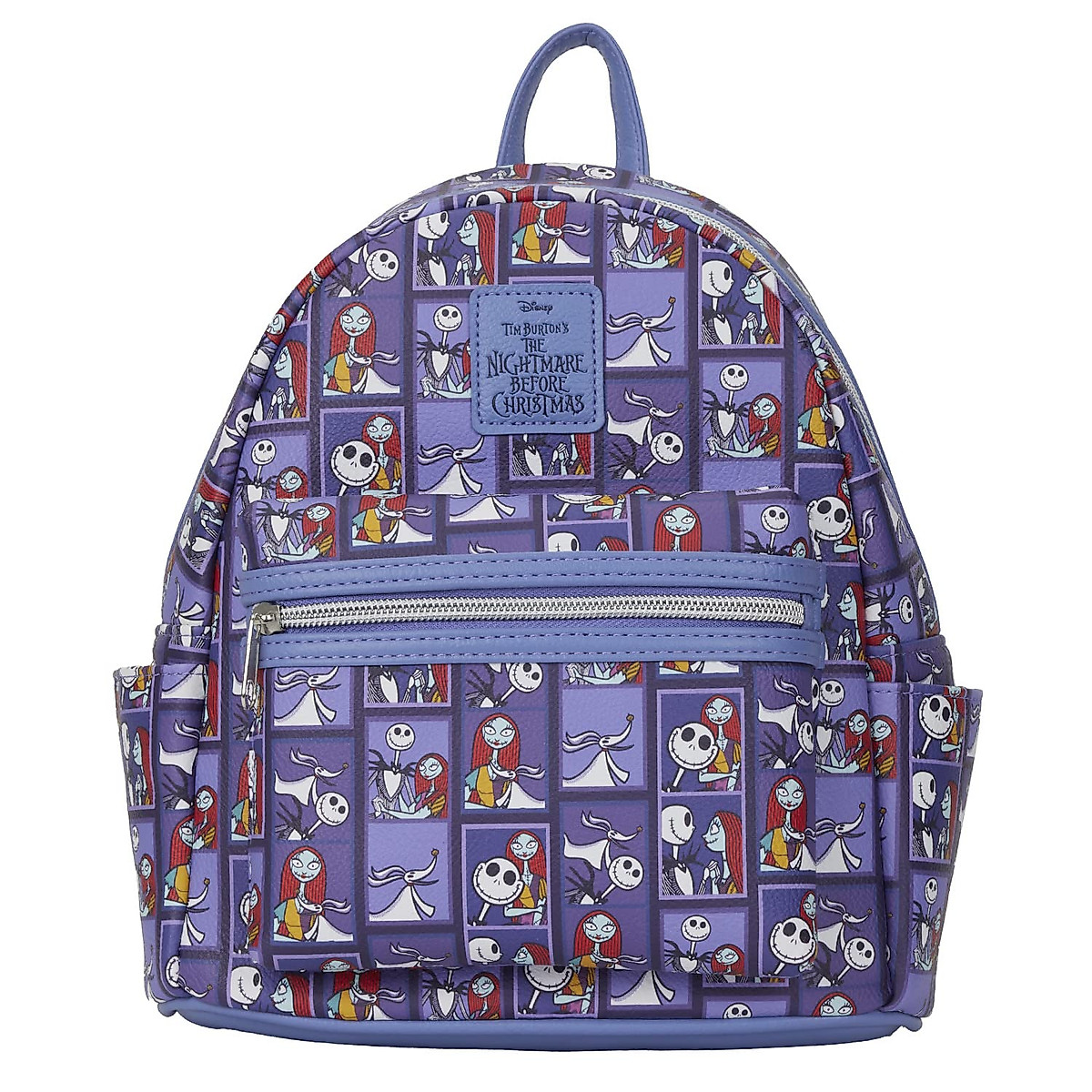 Loungefly x Nightmare Before Christmas Jack and Sally Valentine Mini Backpack