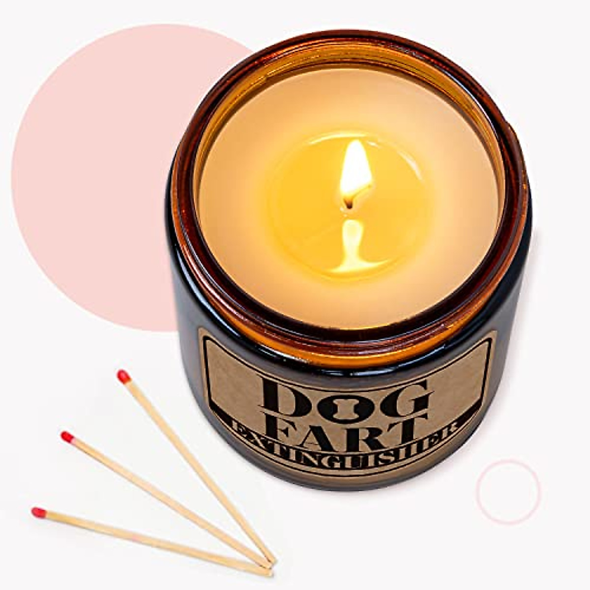Dog Fart Candle Dog Mom Gifts, to Dog Lover Gifts Funny, Dad Gifts from Daughter, Funny Gifts for Husband from Wife, Housewwarm Gifts for Friend, Friend Gifts for Long Distance