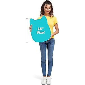 Squishmallows Original 16-Inch Large Carl The Cheeseburger - Official Jazwares Plush - Collectible Soft & Squishy Cheeseburger Stuffed Animal Toy - Add to Your Squad - Gift for Kids, Girls & Boys