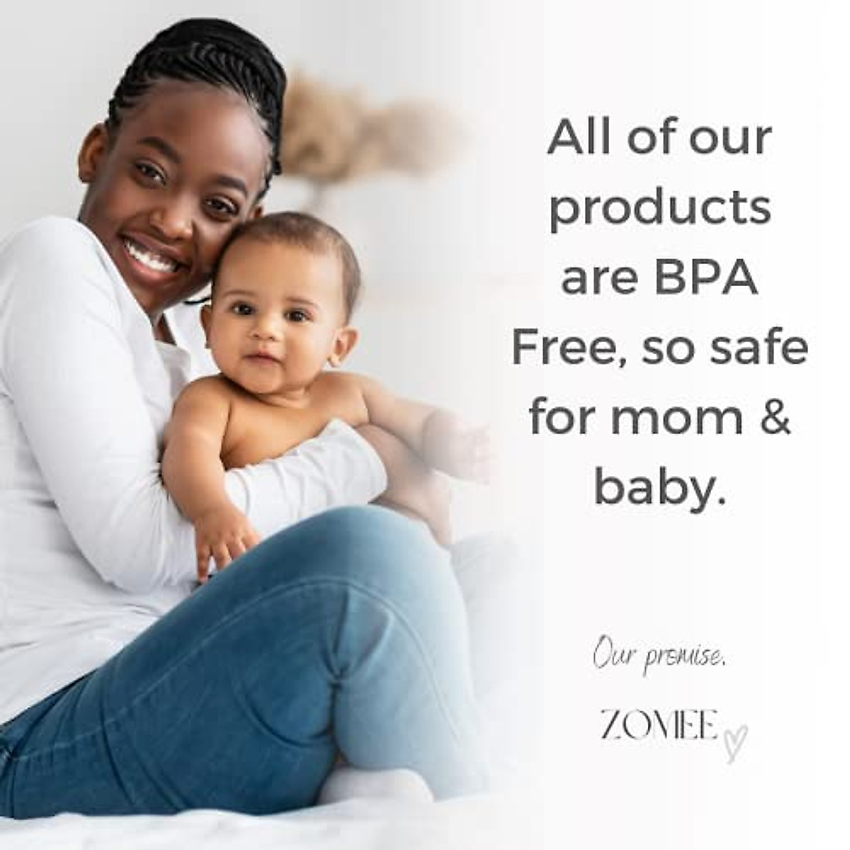 Zomee Flex Breast Nipple Shield Latch Assistance Inverted or Flat- Comfortable & Soft for Easy Pumping Use for Z1 Z2 Breast Pump (24 mm) 2 Pack