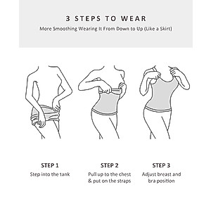 FeelinGirl Women's Compression Tank Top Seamless Body Shaper Camisole Shapewear Tank Tops for Women Brown L