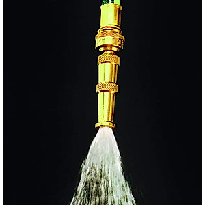 Dramm 12380 Heavy-Duty Brass Adjustable Hose Nozzle