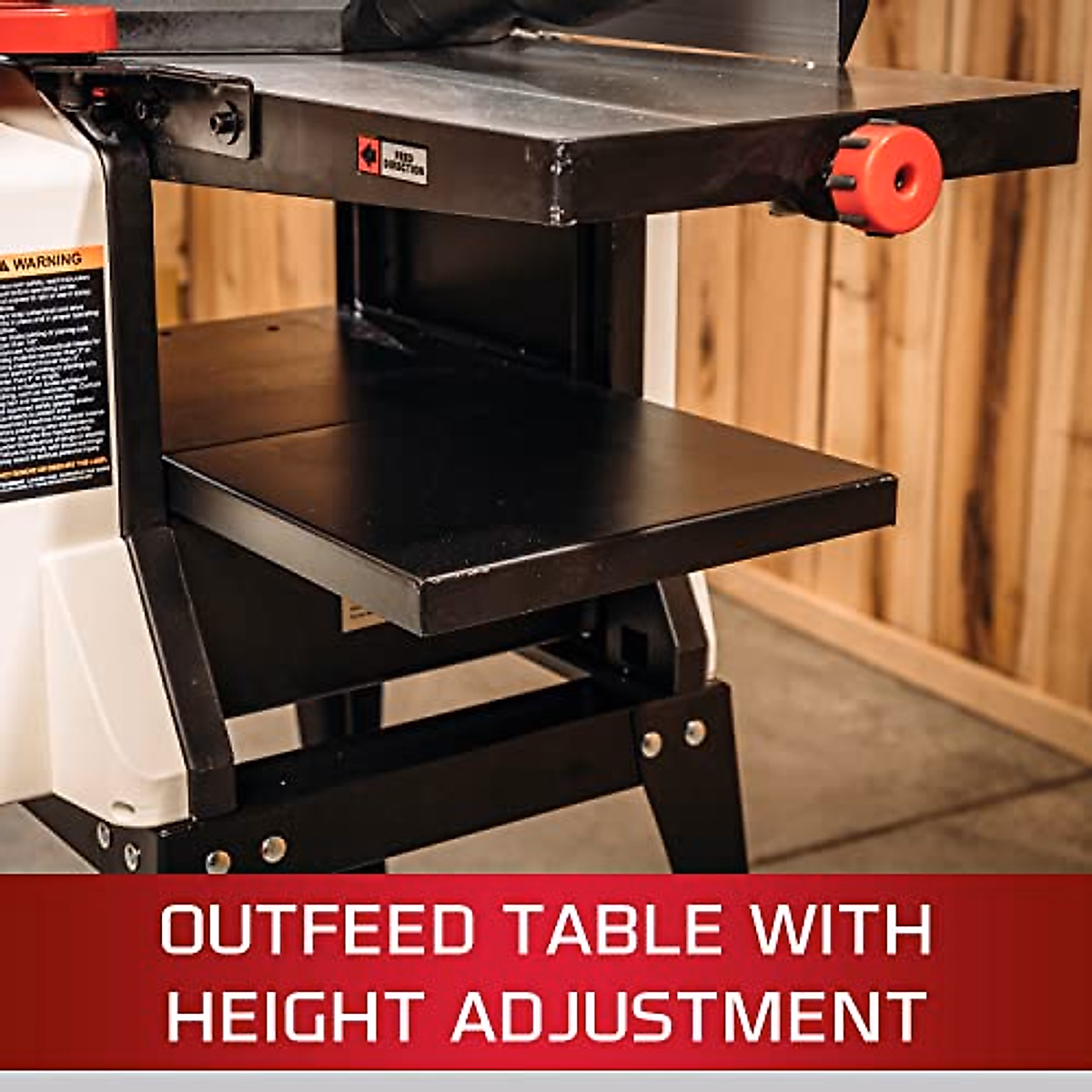 JET JJP-10BTOS, 10-Inch Planer-Jointer, 2 HSS Knives, 1Ph 120V (707410)