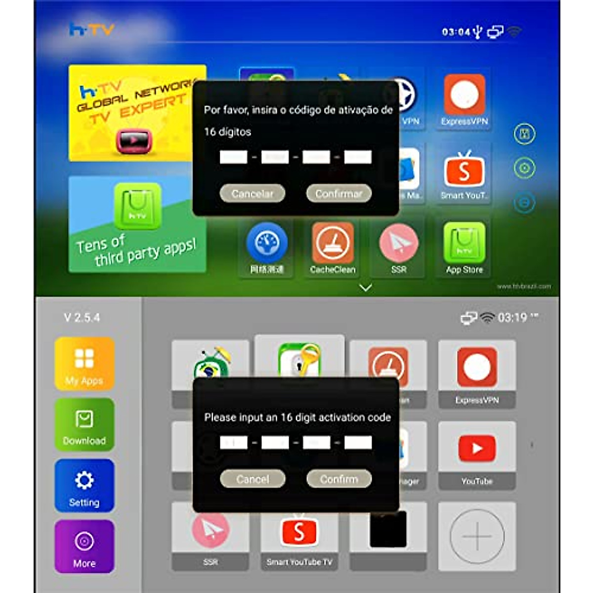 BETV Brazil IP-TV & Renew Code HTV Box Activation Code