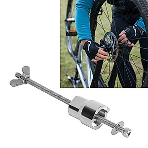 BuyWeek Bike Hub Removal Tool, Stainless Steel Bicycle Hub Remover Universal Bike Hubs Install Disassemble Tool for Mountain Road Bike