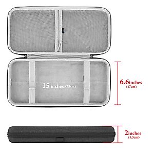 Geekria Tenkeyless Keyboard Case, Hard Shell Travel Carrying Bag for TKL 80% Compact 87 Key Computer Mechanical Gaming Keyboard, Compatible with Logitech G915 TKL, G PRO Keyboard, G PRO X TKL