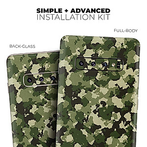 DesignSkinz Military Camouflage V1 Protective Vinyl Decal Wrap Skin Cover Compatible with The Samsung Galaxy S20 (Screen Trim & Back Glass Skin)