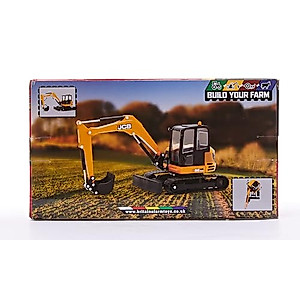 Britains JCB Farm Tomy Toys - Midi Excavator - 1:32 JCB 86C -1 Digger - Collectable Tractor Toy - 1:32 Scale Farm Toys - Suitable for Collectors and Kids - 3 Year Plus