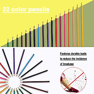 Darnassus 132-Piece Art Set, Deluxe Professional Color Set, Art Kit for Kids and Adult, With Compact Portable Case