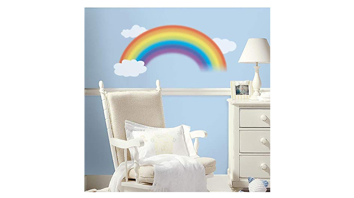 RoomMates Over The Rainbow Wall Decal - Easy Decor