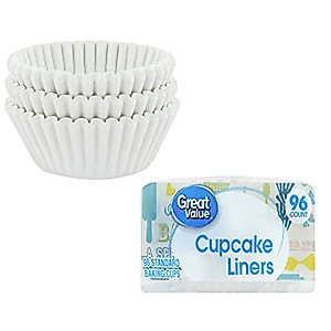 Spring Chick Cupcake Decorating Kit for ADORABLE Baby Chick Cupcakes! White Cake Mix, Vanilla Frosting, White Cupcake Liners and Candy Eyes, Orange Candy Beak, Yellow Candy Wings and Yellow Sprinkles. Cute Easter Spring Cupcake Decorations for Family, Kid