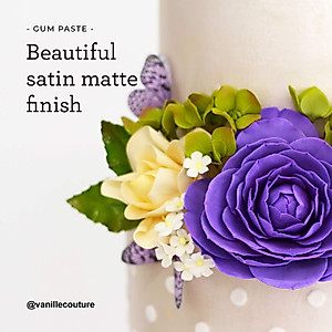 Satin Ice White Gum Paste, Vanilla, 2 Pound