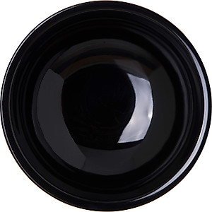 Carlisle FoodService Products 800B03 Melamine Salad Bowl, 27 oz, Black