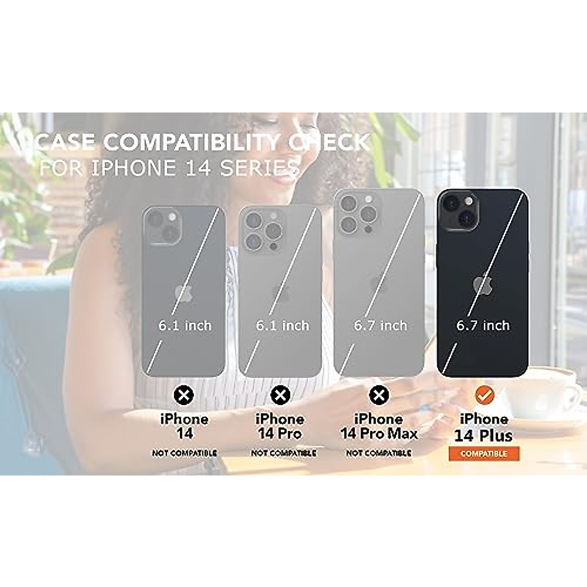 uCOLOR Compatible with iPhone 14/15 Plus 6.7" Wallet Case with Card Holder Slots Folio Flip PU Leather Kickstand Magnetic Clasp and RFID Blocking Cover (Blue Marble)