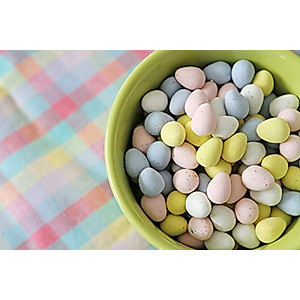 Mini Eggs Milk Chocolate Candy 5 Pounds Bulk, All Kosher Dairy Eggs With A Crisp Sugar Shell 5 lbs Bulk Egg Special Buy