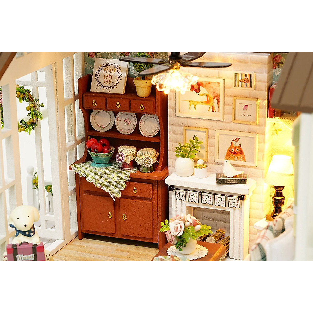 DIY Miniature Dollhouse Kit with Music Box Rylai 3D Puzzle Challenge for Adult Kids Z008