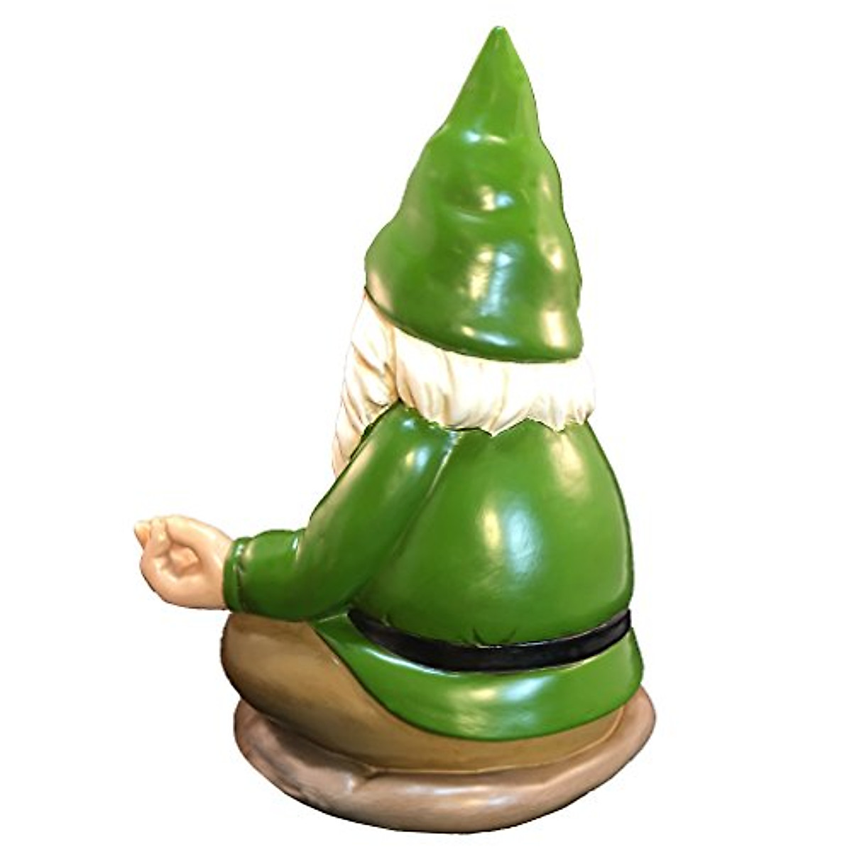 Zen Gnome – Tranquility and Peacefulness for Your Fairy Garden and Garden Gnomes by GlitZGlam. 9 Inches Tall Miniature Figurine