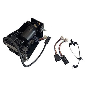 Air Suspension Compressor With Bracket - Air Bag System - Replaces 15254590, 19299545, 15296756 - Compatible with Cadillac, Chevy and GMC SUVs - Escalade, Avalanche, Suburban, Tahoe, Yukon, XL1500