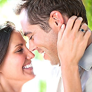 Clara Pucci 2.63ct Princess Cut Pave Solitaire with Accent Natural London Blue Topaz Statement Bridal Ring Band Set 14k White Gold 7.75