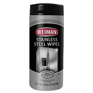 Weiman Products Stainless Steel Wipes 30 Count (Pack of 1)