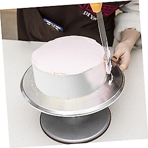 Ciieeo 5pcs Foam Disc Polystyrene Cake Dummies Foam Cake Model Foams Cake Tray Arts and Crafts for Kids Cake Making Training Supplies Foam Decorative Items Manual White Child