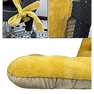 Non-Slip Chair Cushion, Premium Tufted Rocking Seat Back Pad with Ties, Durable & Comfort Pillow Cushion for Relief Sciatica, Thick Chair Mat for Office Car Dining Room Kitchen Outdoor/Indoor Pink