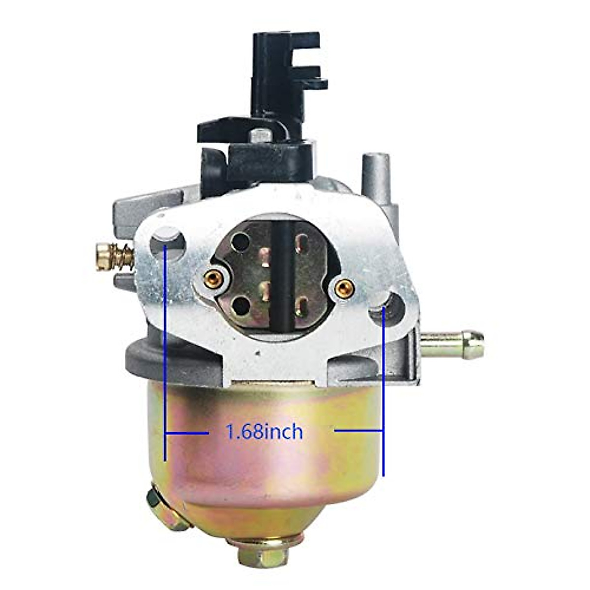 Carburetor for Champion Power Equipment 3500 4000 Watts Gas Generator Engine Carb with Fuel Tank Shut off Valve Spark Plug kit